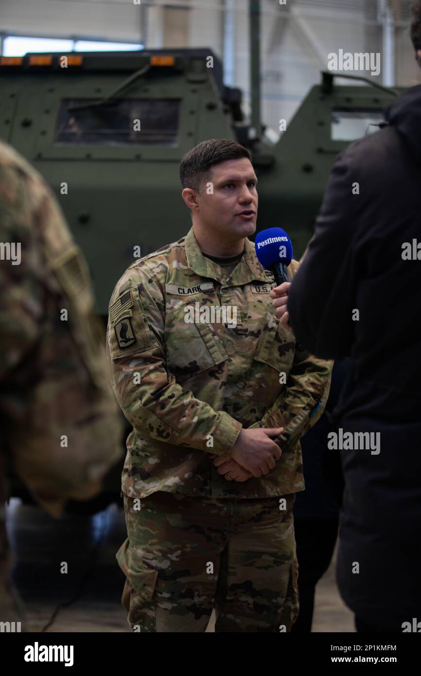 U.S. Army Maj. Scott Clark, commander of task force victory and the ...