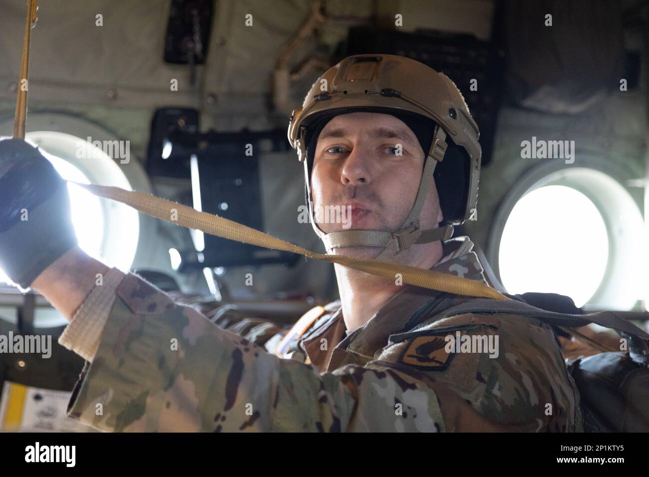 Staff Sgt. Ethan Gray, Jumpmaster, Charlie Company 1 Battalion 143d ...