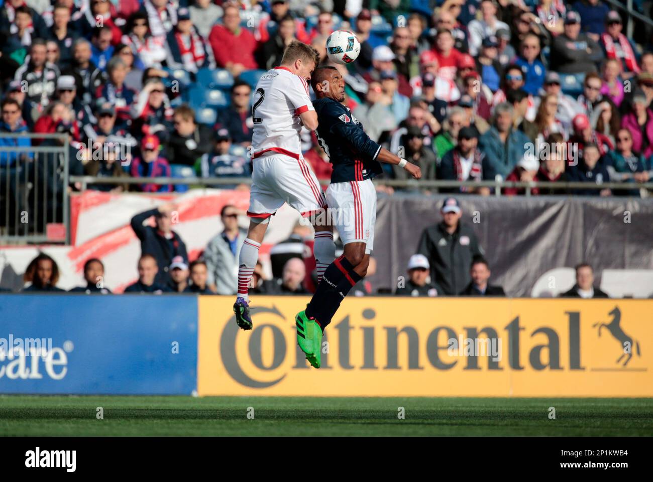 12 March 2016: DC United defender Taylor Kemp (2) and New England ...