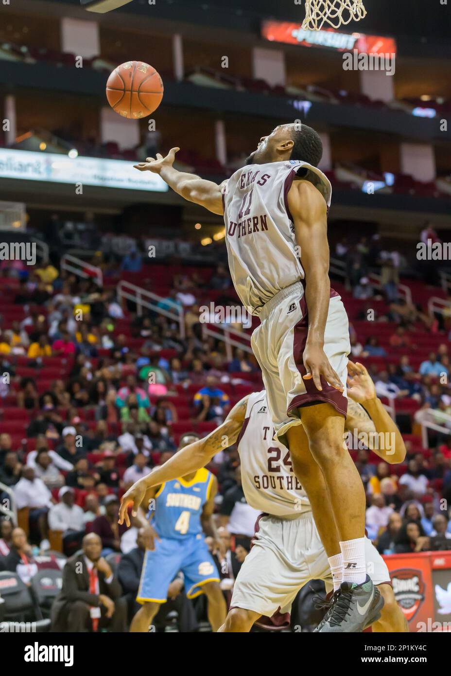 11 March 2016: Texas Southern Tigers forward Malcolm Riley (11 ...