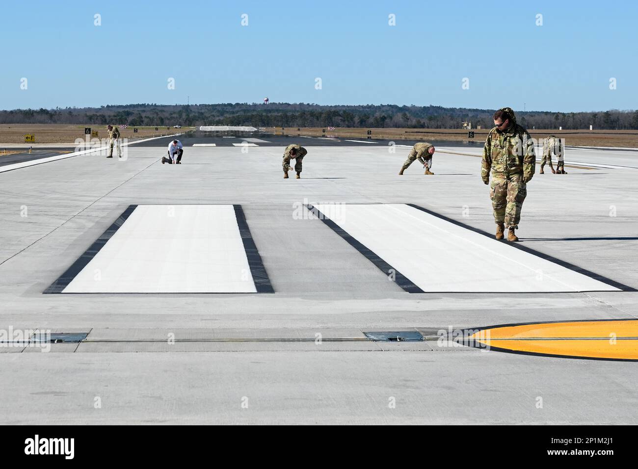 U.S. Air Force Airmen with the 169th Fighter Wing conduct a foreign ...
