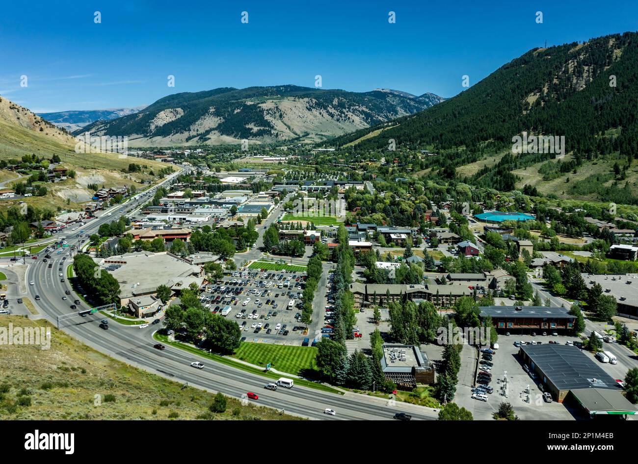 Jackson hole wyoming aerial hi-res stock photography and images - Alamy