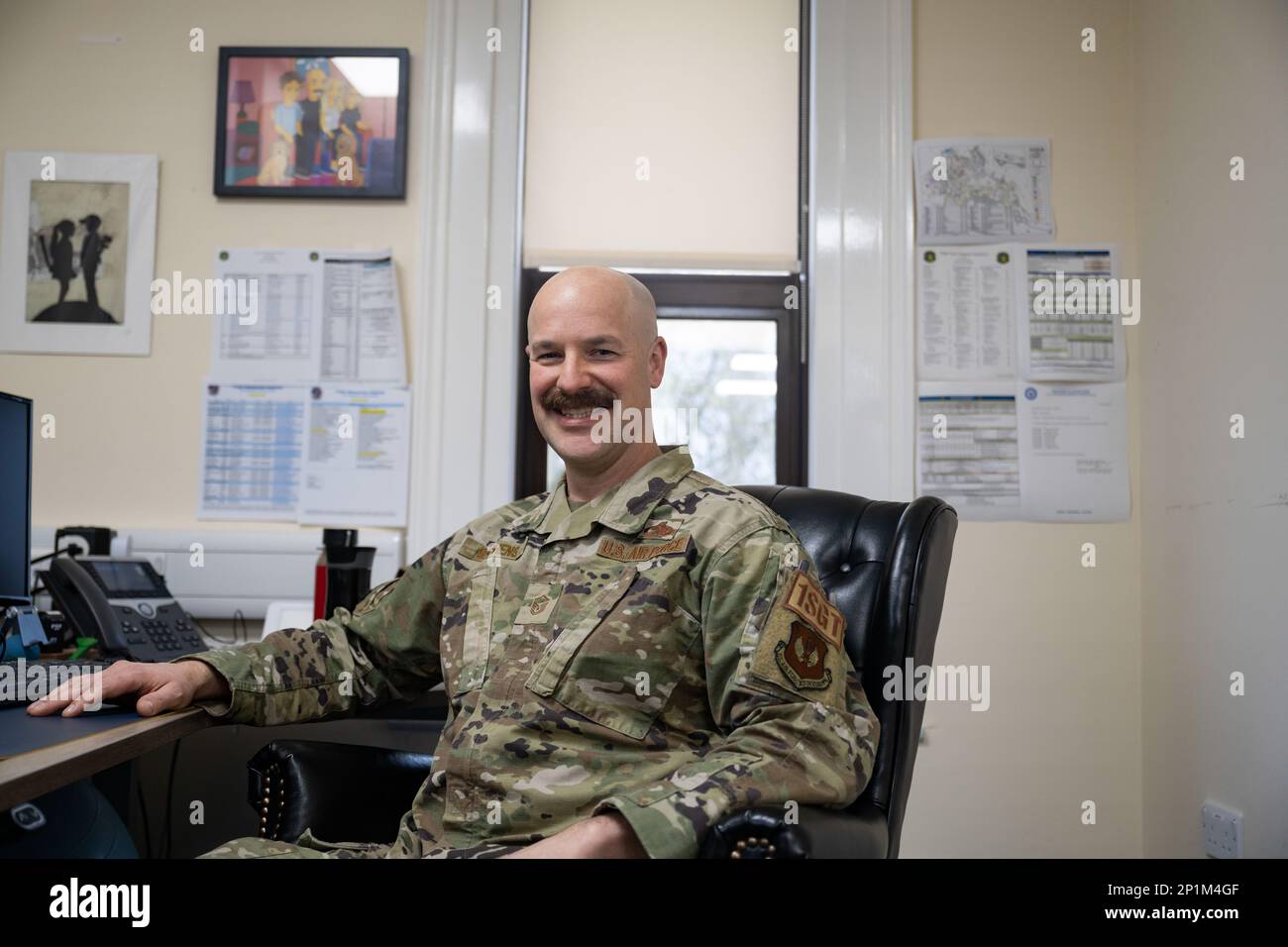 U.S. Air Force Master Sgt. Teddy Stephens, 100th Air Refueling Wing ...