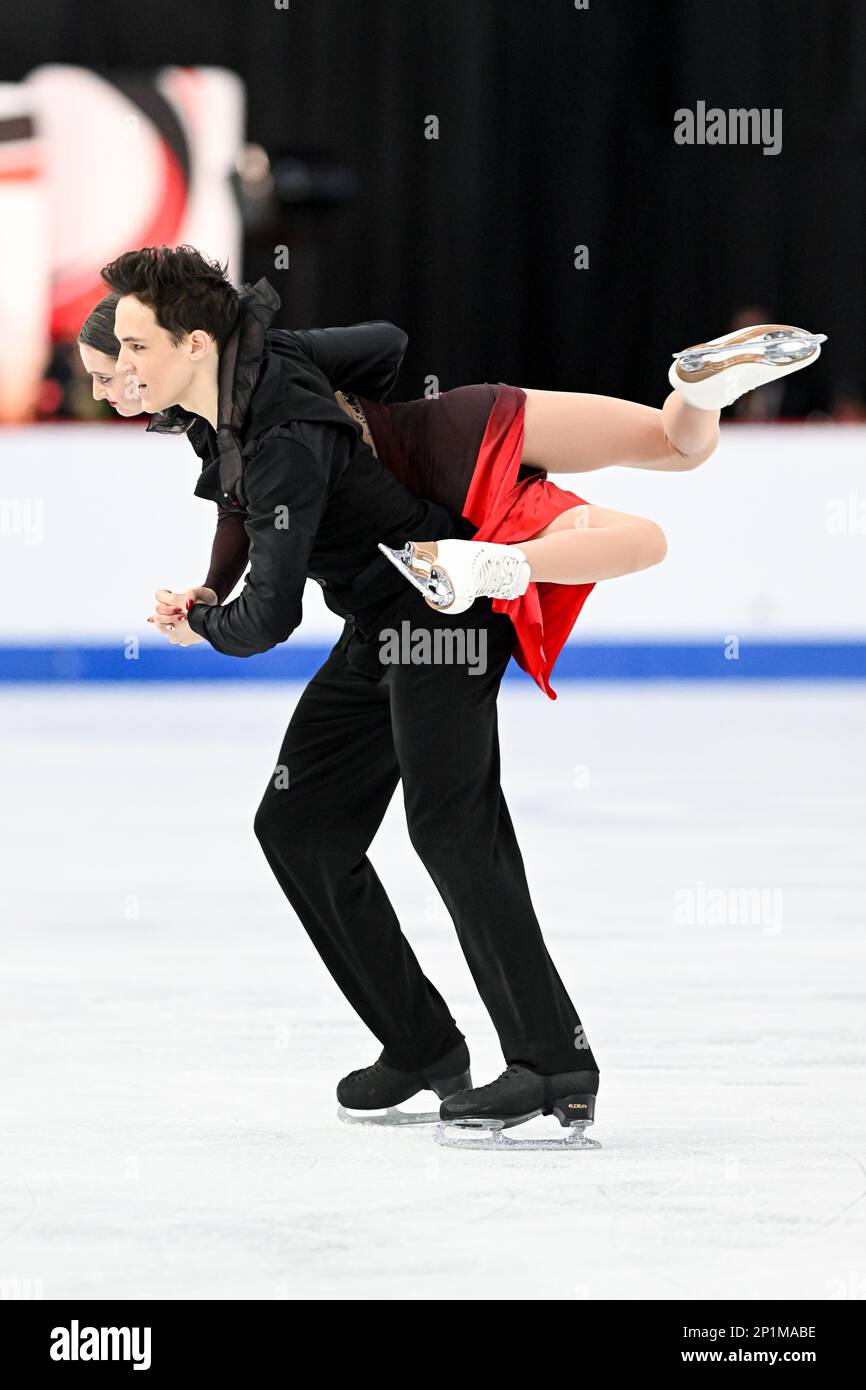 Darya GRIMM & Michail SAVITSKIY (GER), during Junior Ice Dance, Rhythm ...