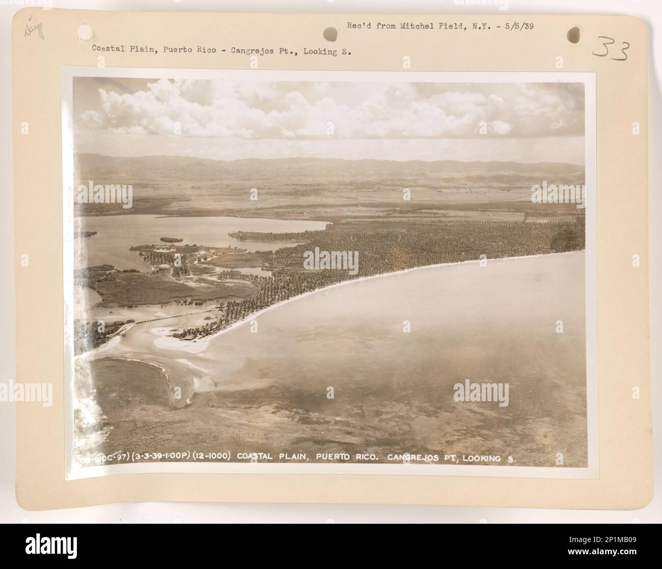 Puerto Rico - Coastal Plain through Carolina Area, Aerial Photograph ...