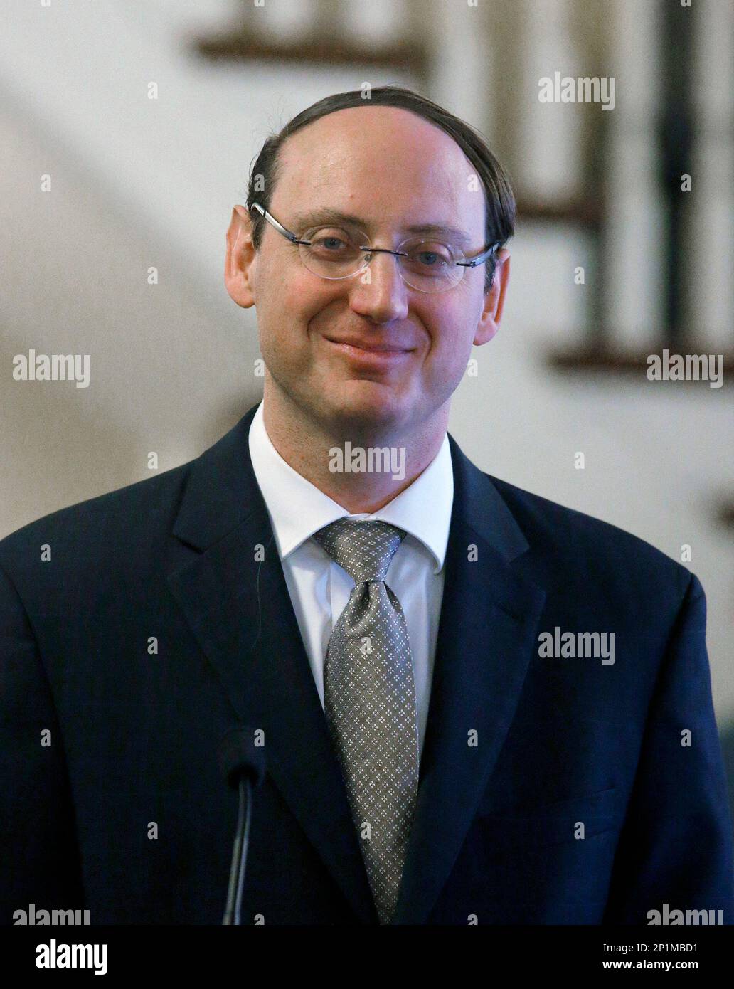 Court of Appeals Judge Stephen R. McCullough smiles during an interview ...