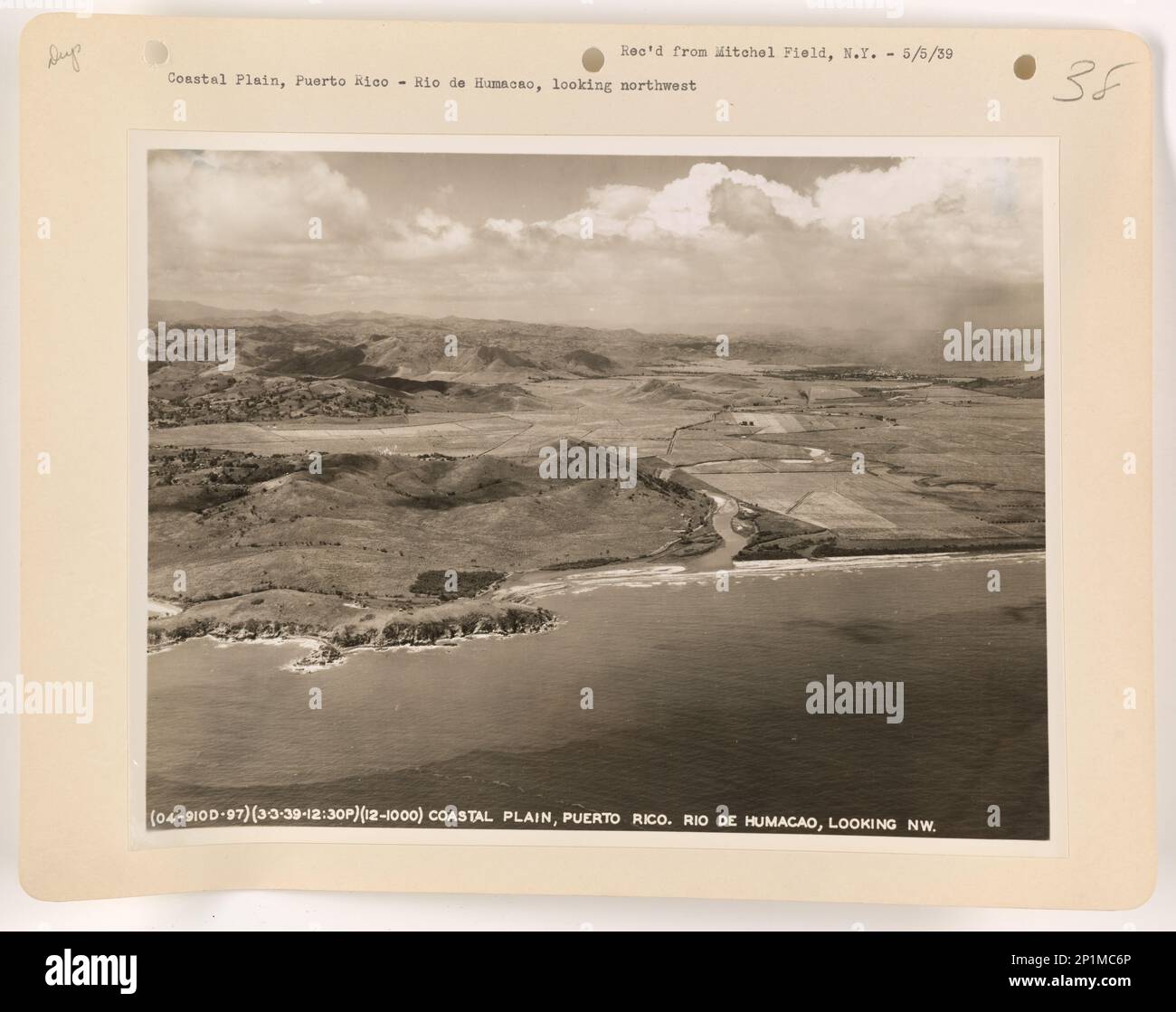 Puerto Rico - Coastal Plain through Carolina Area, Aerial Photograph ...