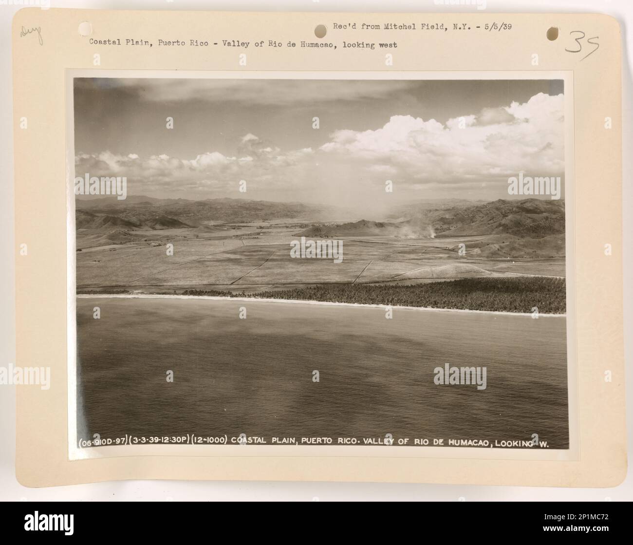 Puerto Rico - Coastal Plain through Carolina Area, Aerial Photograph ...