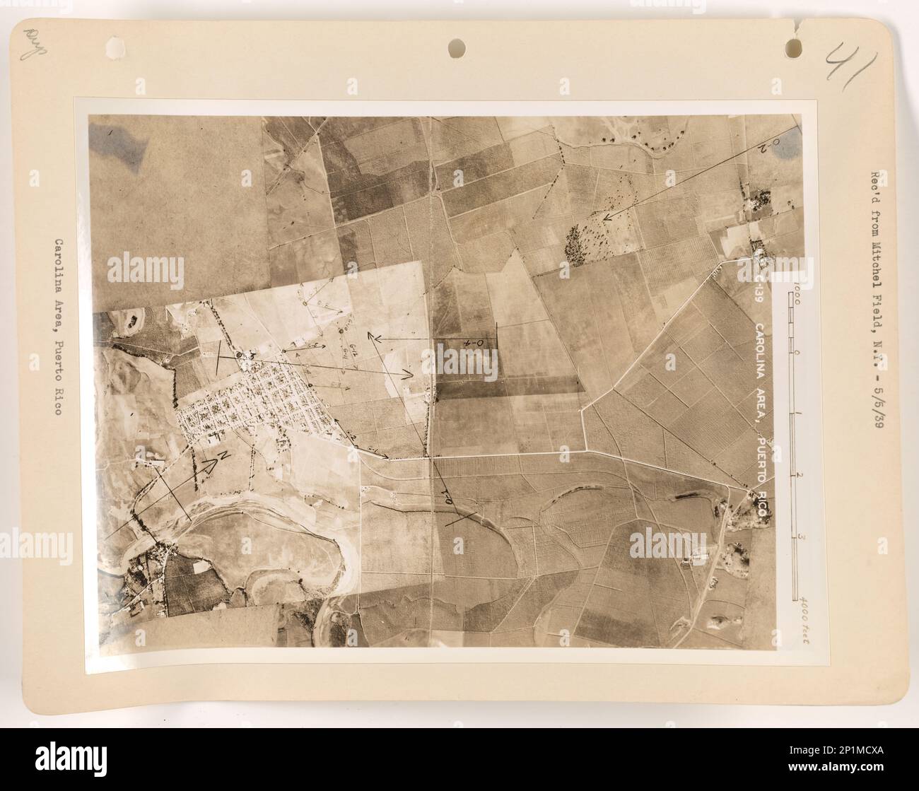 Puerto Rico - Coastal Plain through Carolina Area, Aerial Photograph ...