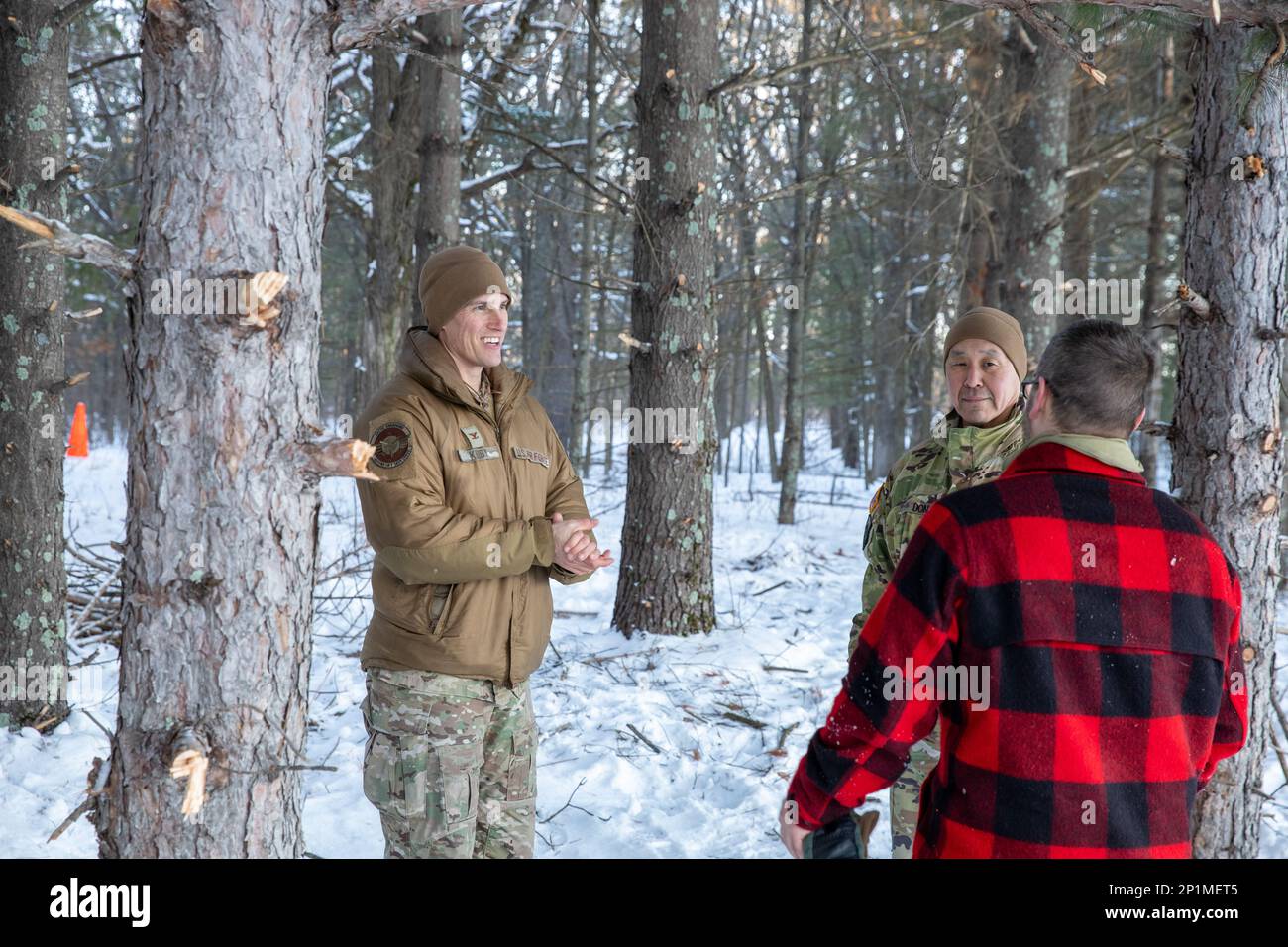 Col. Matthew Kirby, left, operations officer, and Brig. Gen. Wayne Don ...