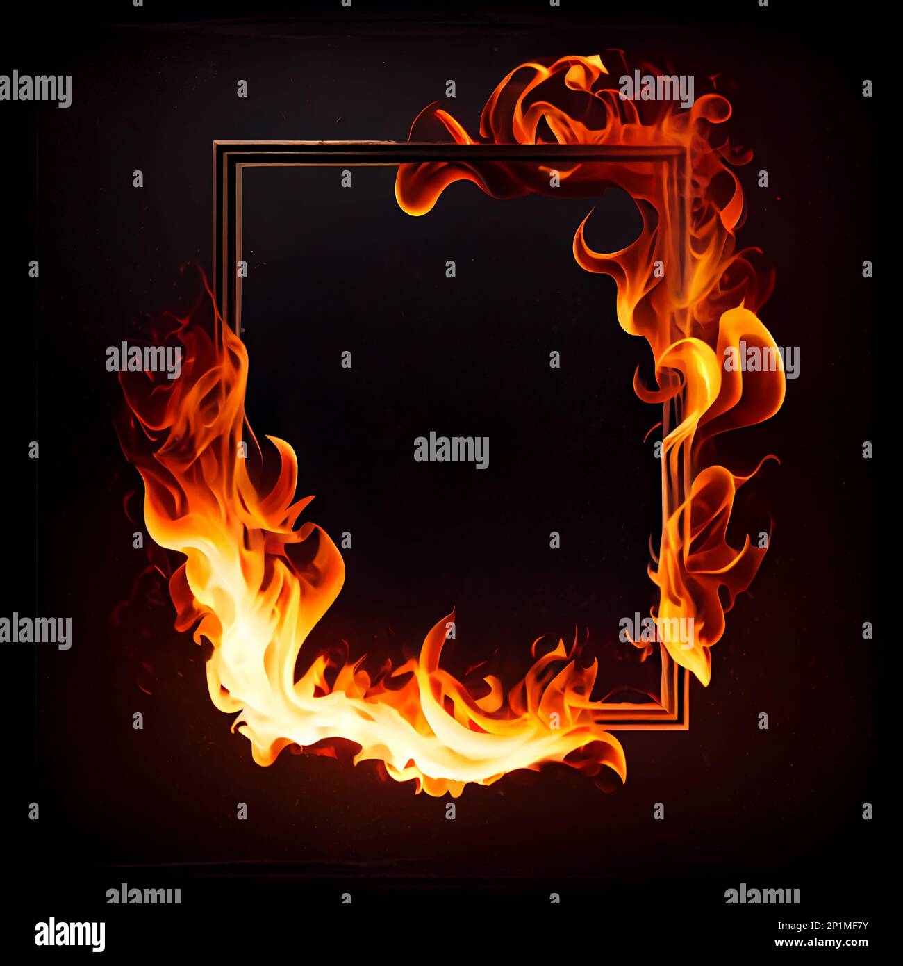 Fire and frame hi-res stock photography and images - Alamy
