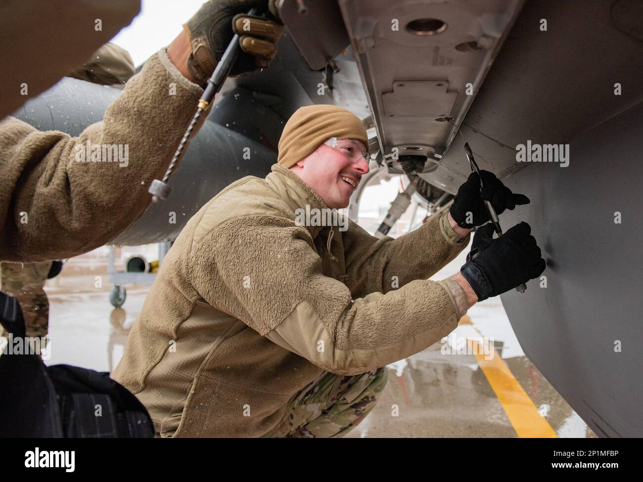 U.S. Air Force Staff Sgt. Nate Maddox and Tech. Sgt. Ryan Keel ...