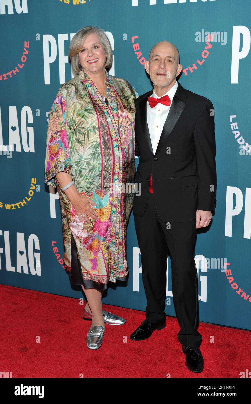 New York, USA. 03rd Mar, 2023. L-R: Susan Thronson and Brian Bond ...
