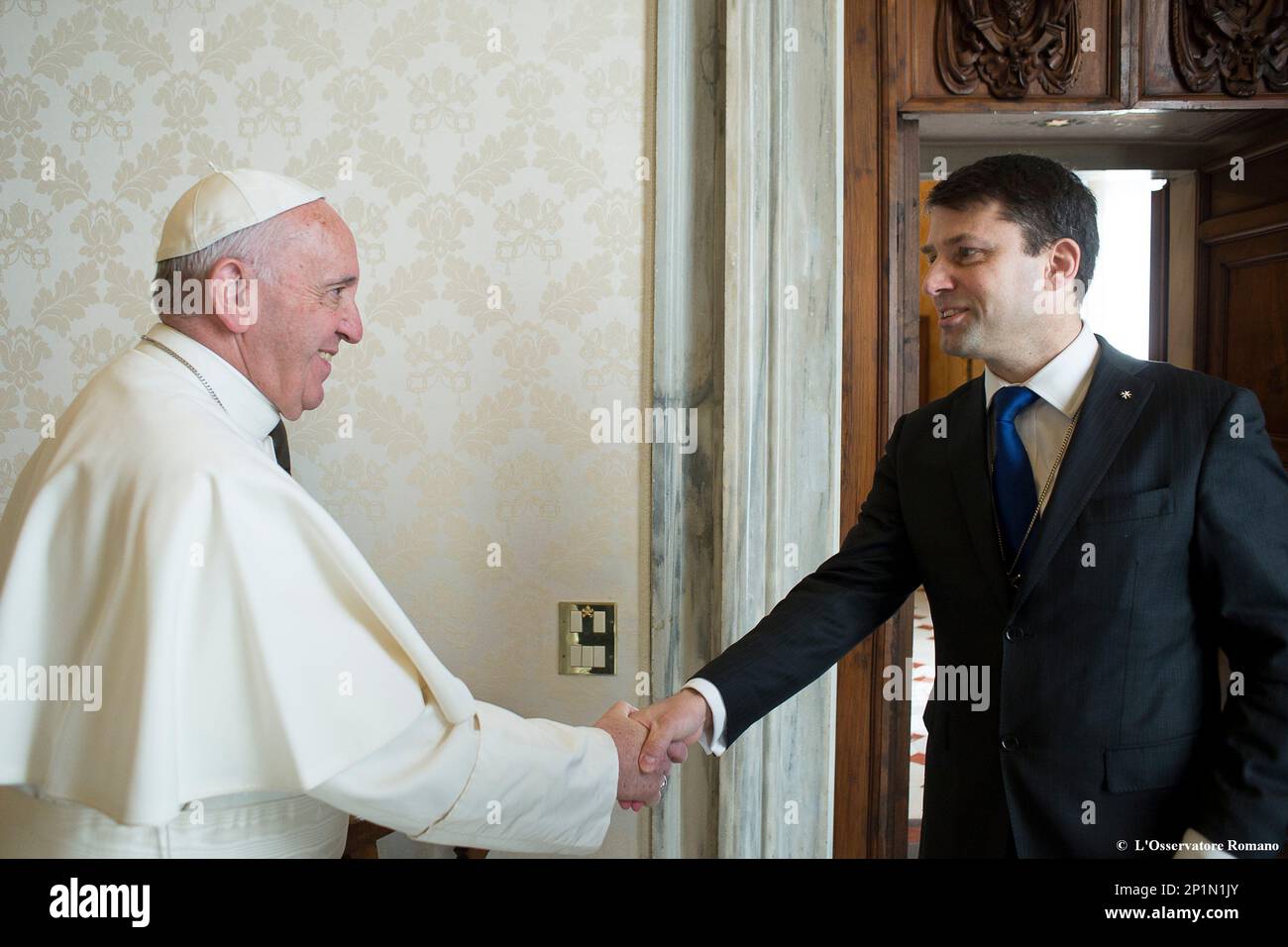 Pope Francis meets Gottfried Locher, President of the Federation of ...