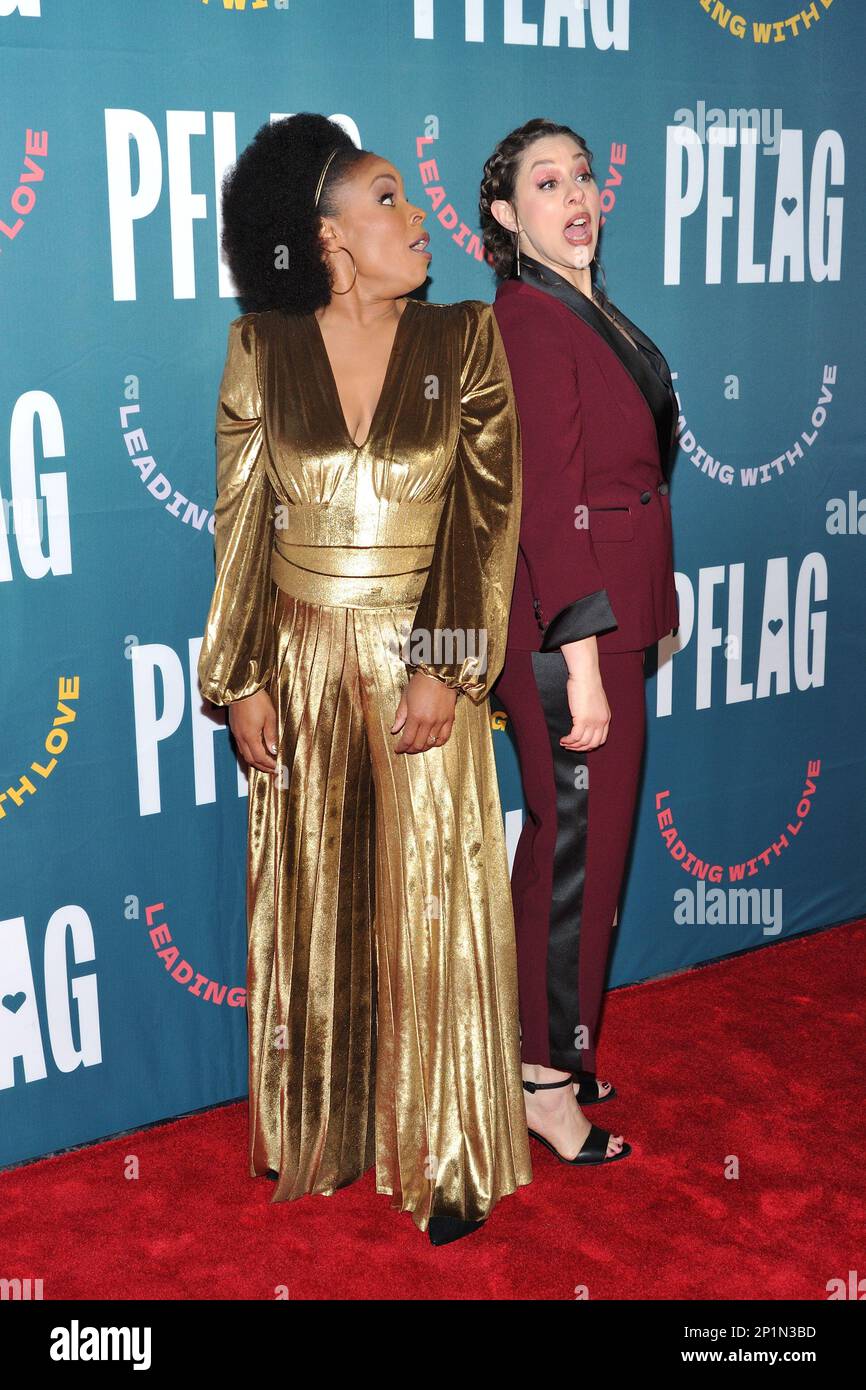 New York, USA. 03rd Mar, 2023. L-R: Amber Ruffin and Jenny Hagel attend ...