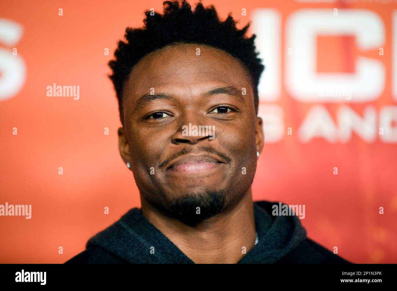 Caleb Castille arrives at a wrap party celebrating the 14th and final ...