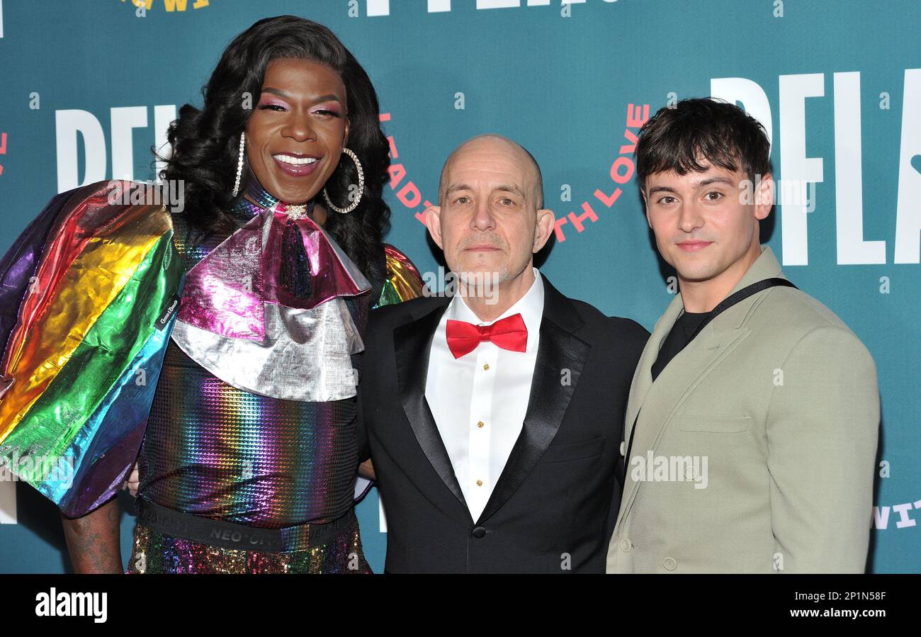New York, USA. 03rd Mar, 2023. L-R: Big Freedia, Brian Bond and Tom ...