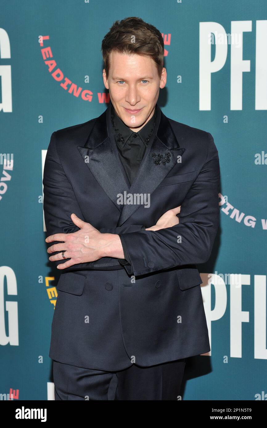 New York, USA. 03rd Mar, 2023. Dustin Lance Black attends the PFLAG ...