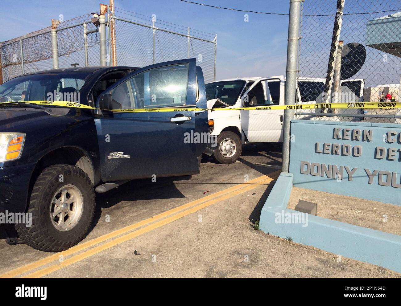 This image provided by Ray Pruitt with the Kern County Sheriffs Office ...