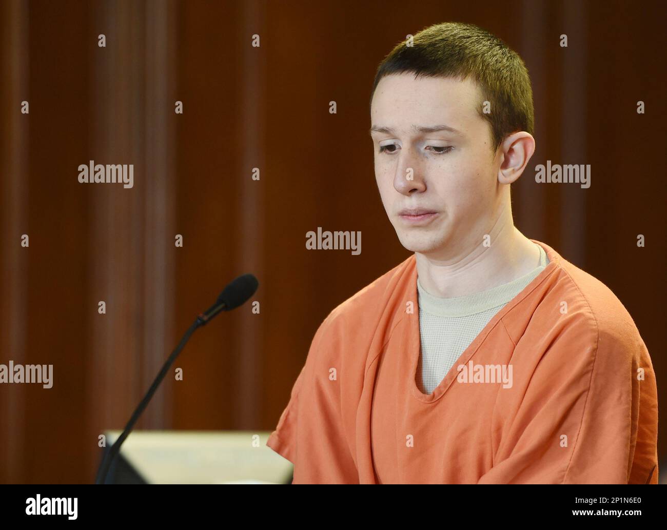 Riley Spitler appears for sentencing in front of Jackson County Circuit ...