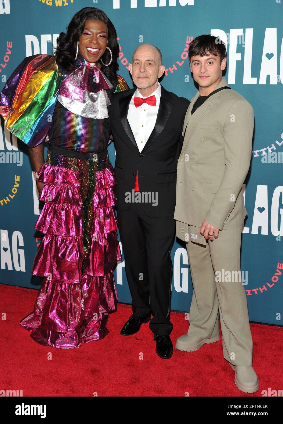 New York, USA. 03rd Mar, 2023. L-R: Big Freedia, Brian Bond and Tom ...