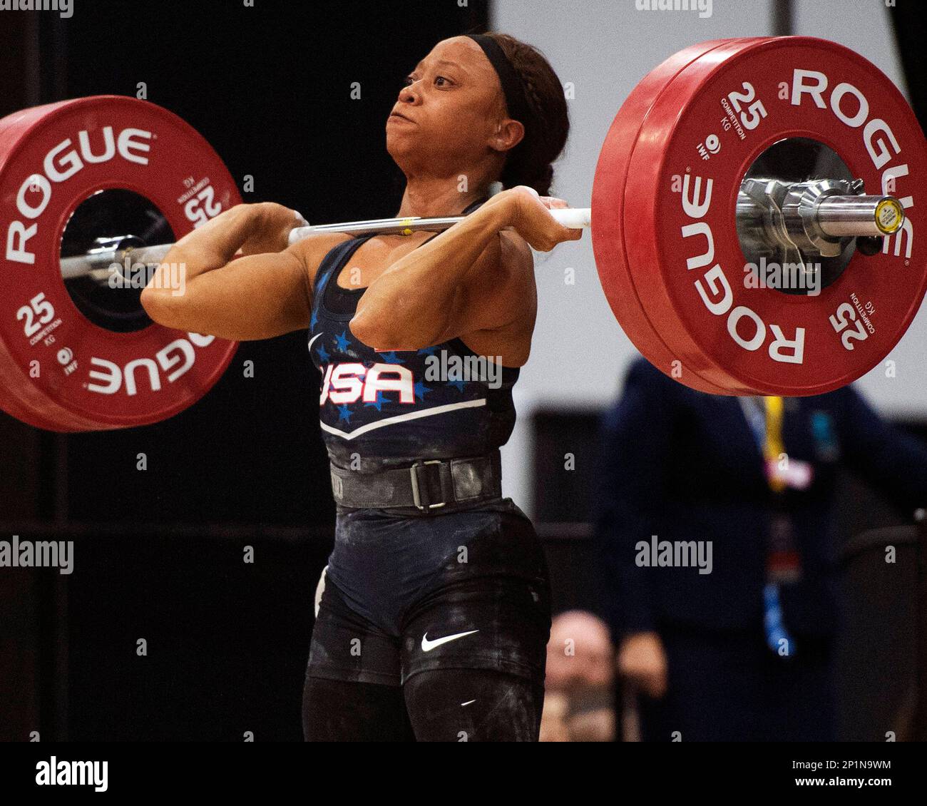 Columbus, Ohio, United States. 3rd Mar, 2023. SHayla Moore competes in ...