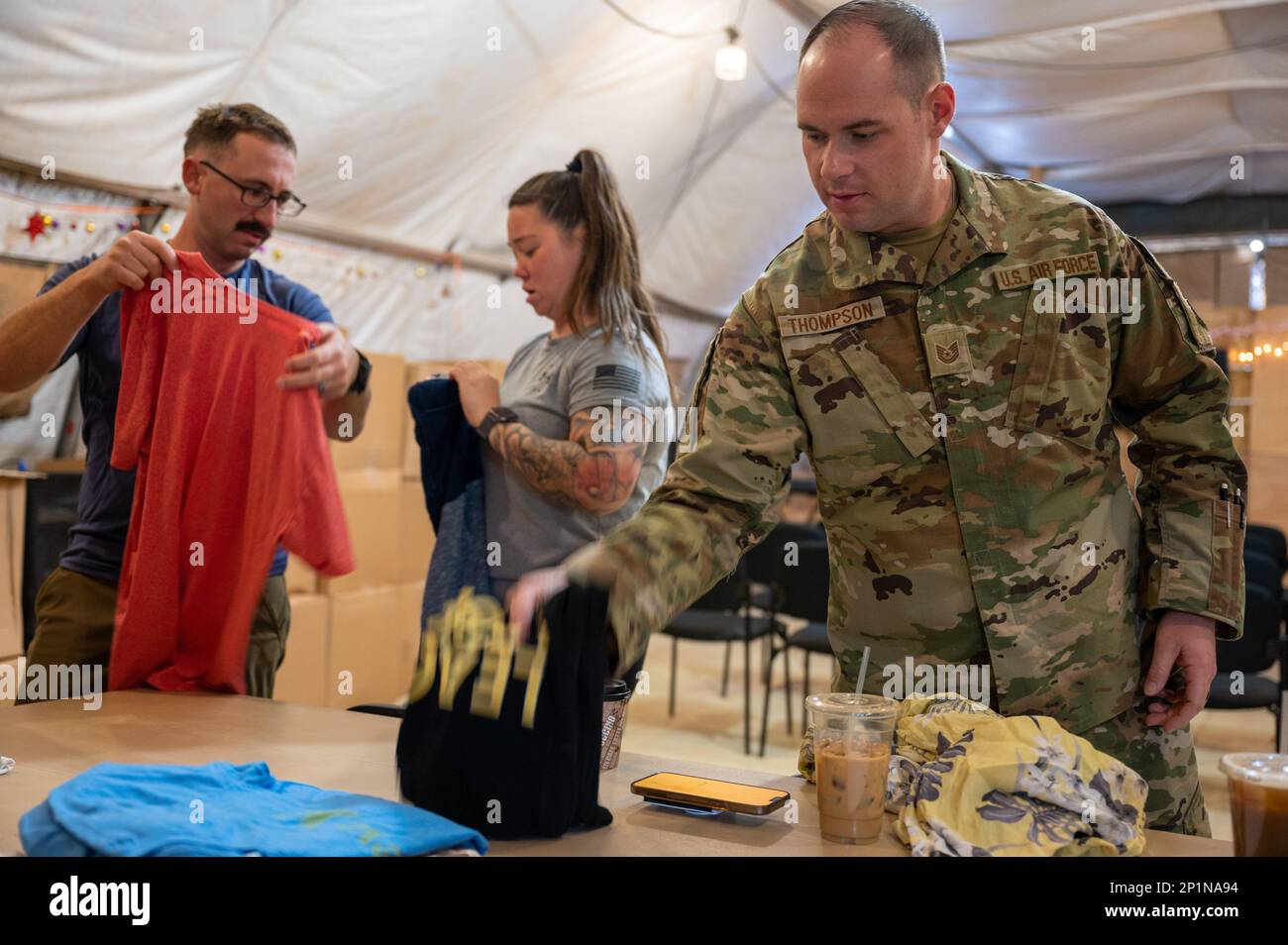 U.S. Air Force Tech. Sgt. Nicholas Thompson, 724th Expeditionary Air ...