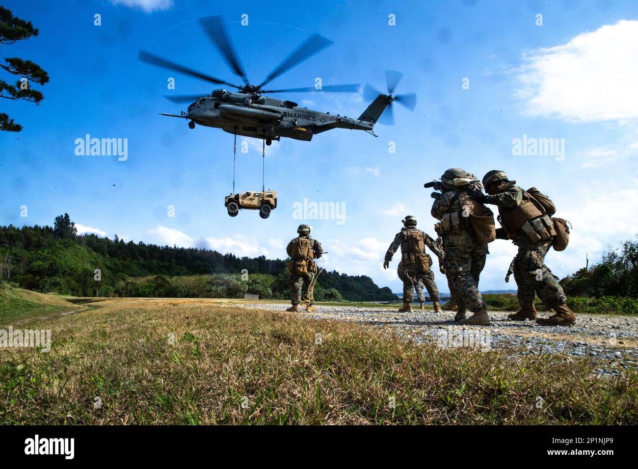 U.S. Marines with Combat Logistics Battalion 4, 3d Marine Logistics ...