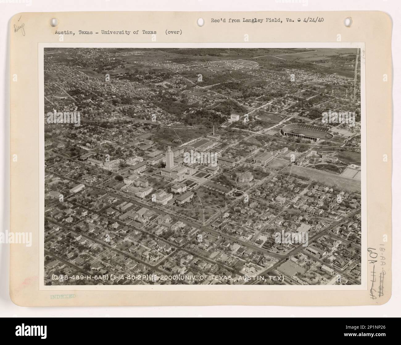 Texas - Dallas, Aerial Photograph Stock Photo - Alamy