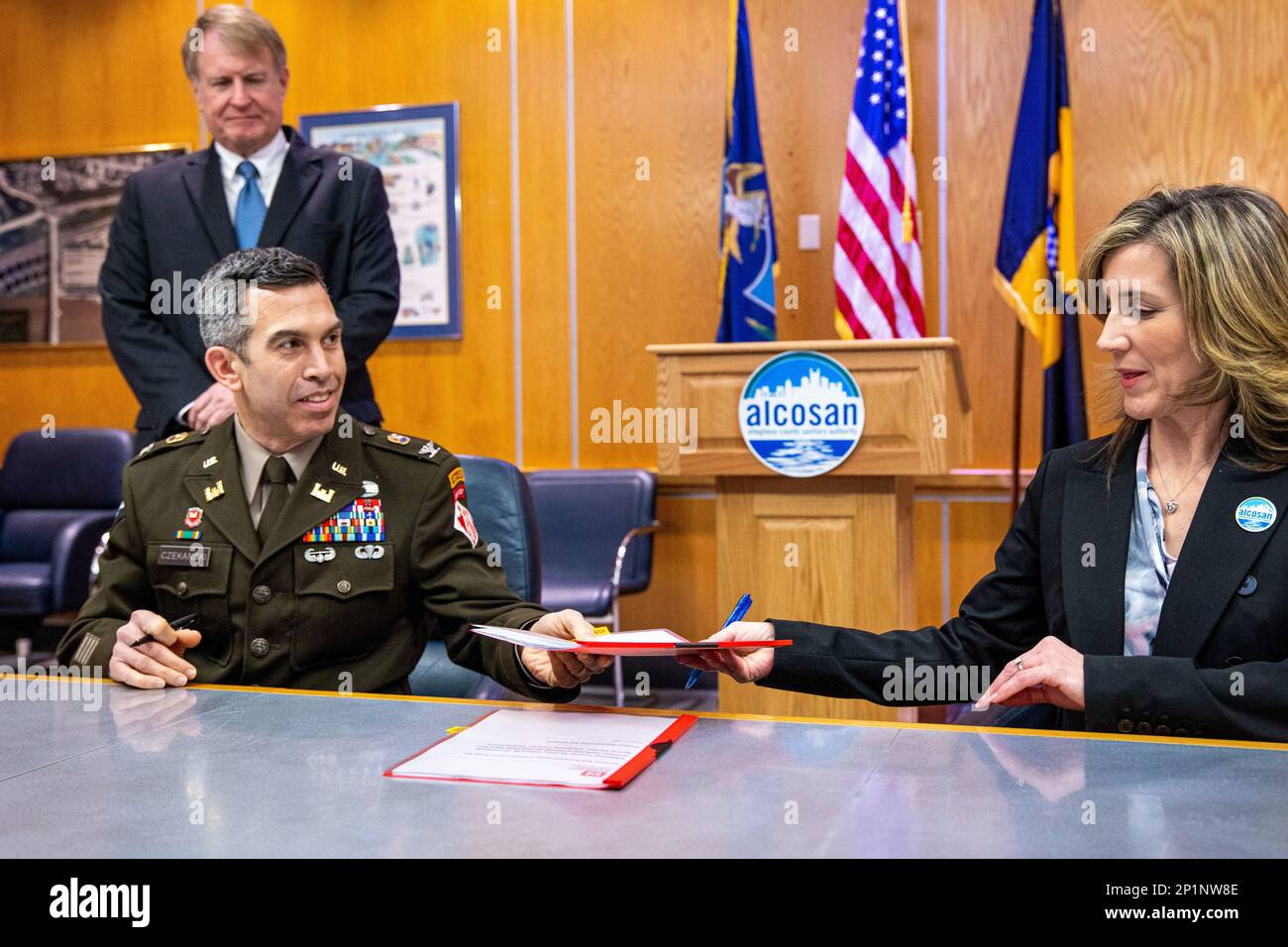 Col. Adam Czekanski, commander of the U.S. Army Corps of Engineers ...
