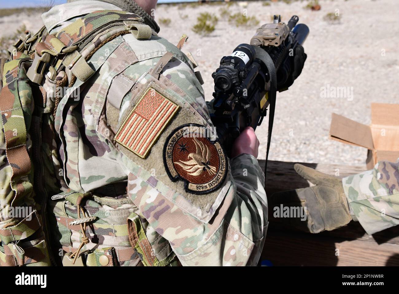 The 926th Security Forces Squadron holds a weaponse training course for ...