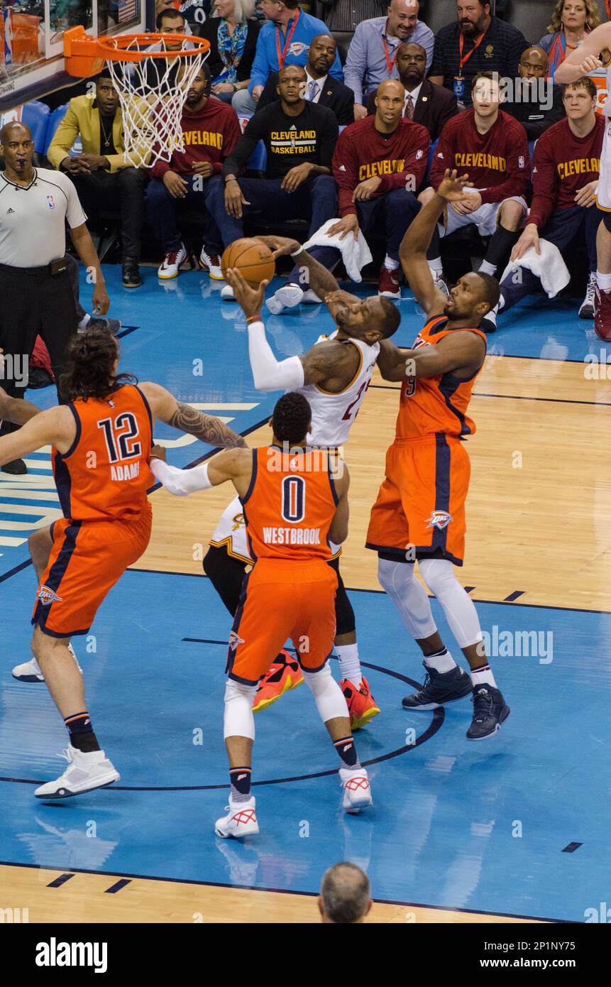 Serge Ibaka Blocking Lebron