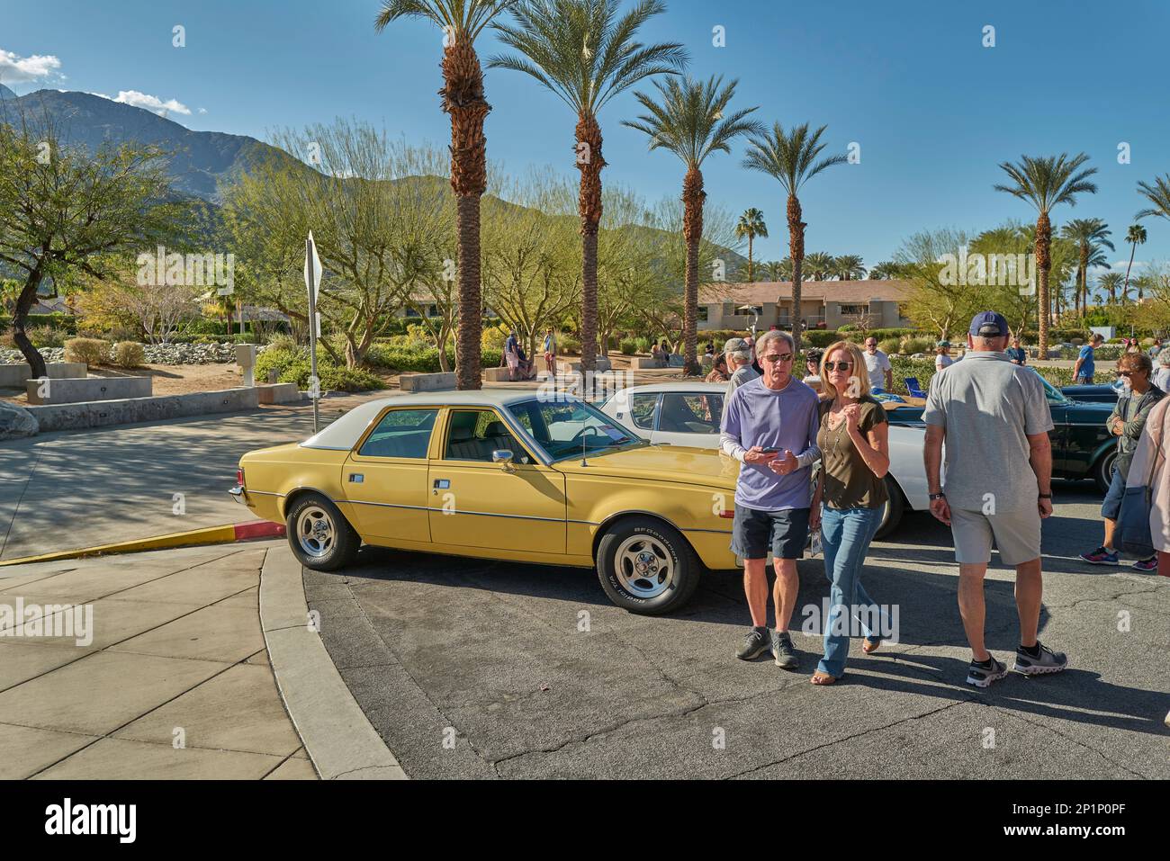 Palm Springs classic car show Stock Photo - Alamy