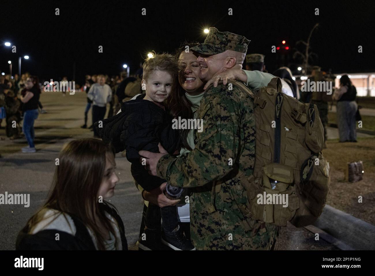 A U.S Marine with 1st Battalion, 2d Marine Regiment, 2d Marine Division ...