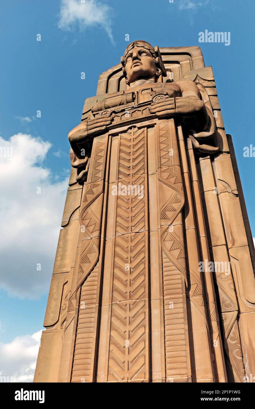 Cleveland guardians of transportation vertical hi-res stock photography ...