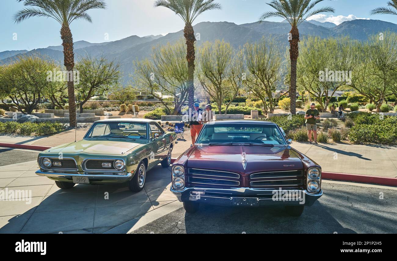 Palm Springs classic car show Stock Photo - Alamy
