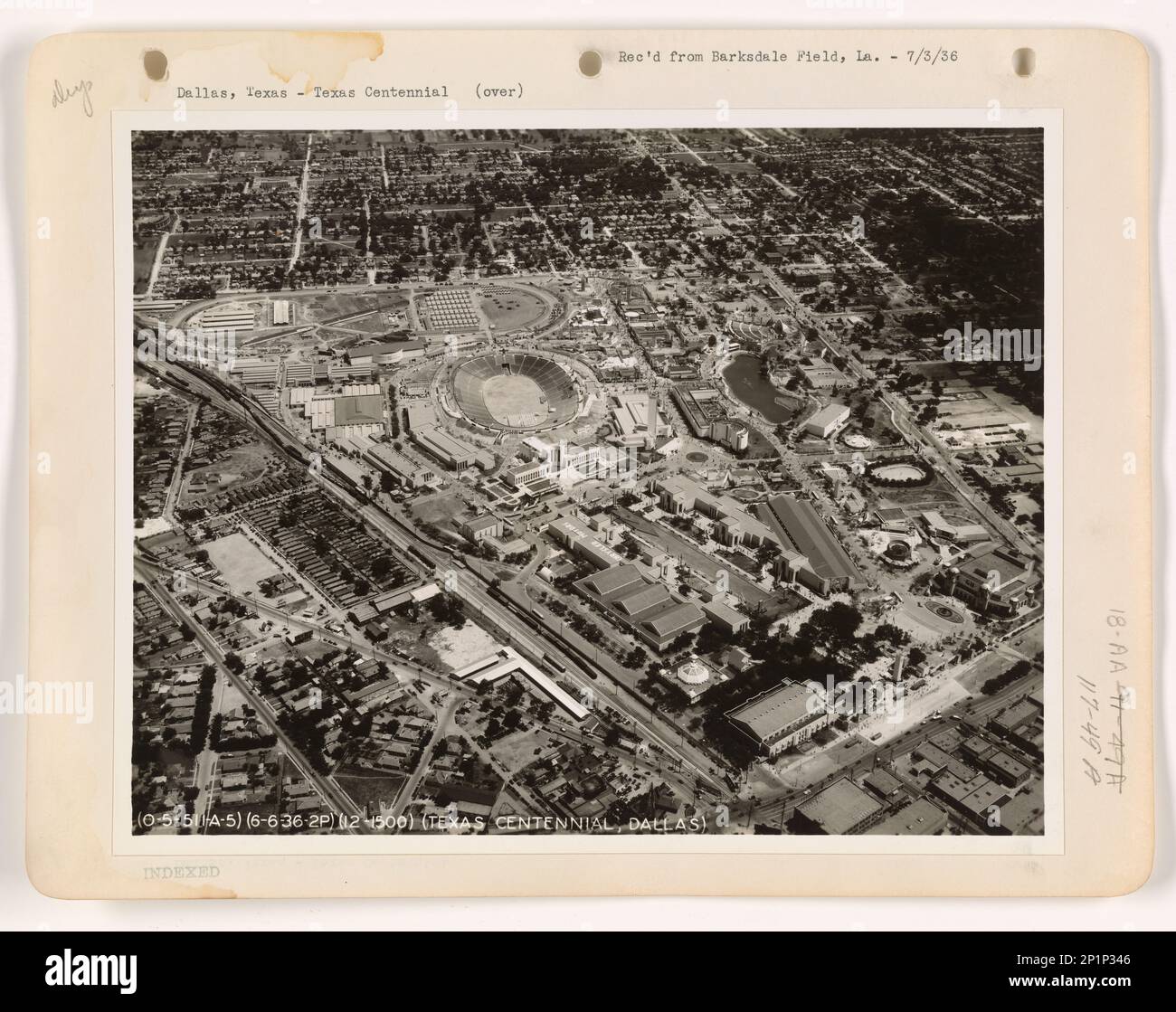 Texas - Dallas, Aerial Photograph Stock Photo - Alamy