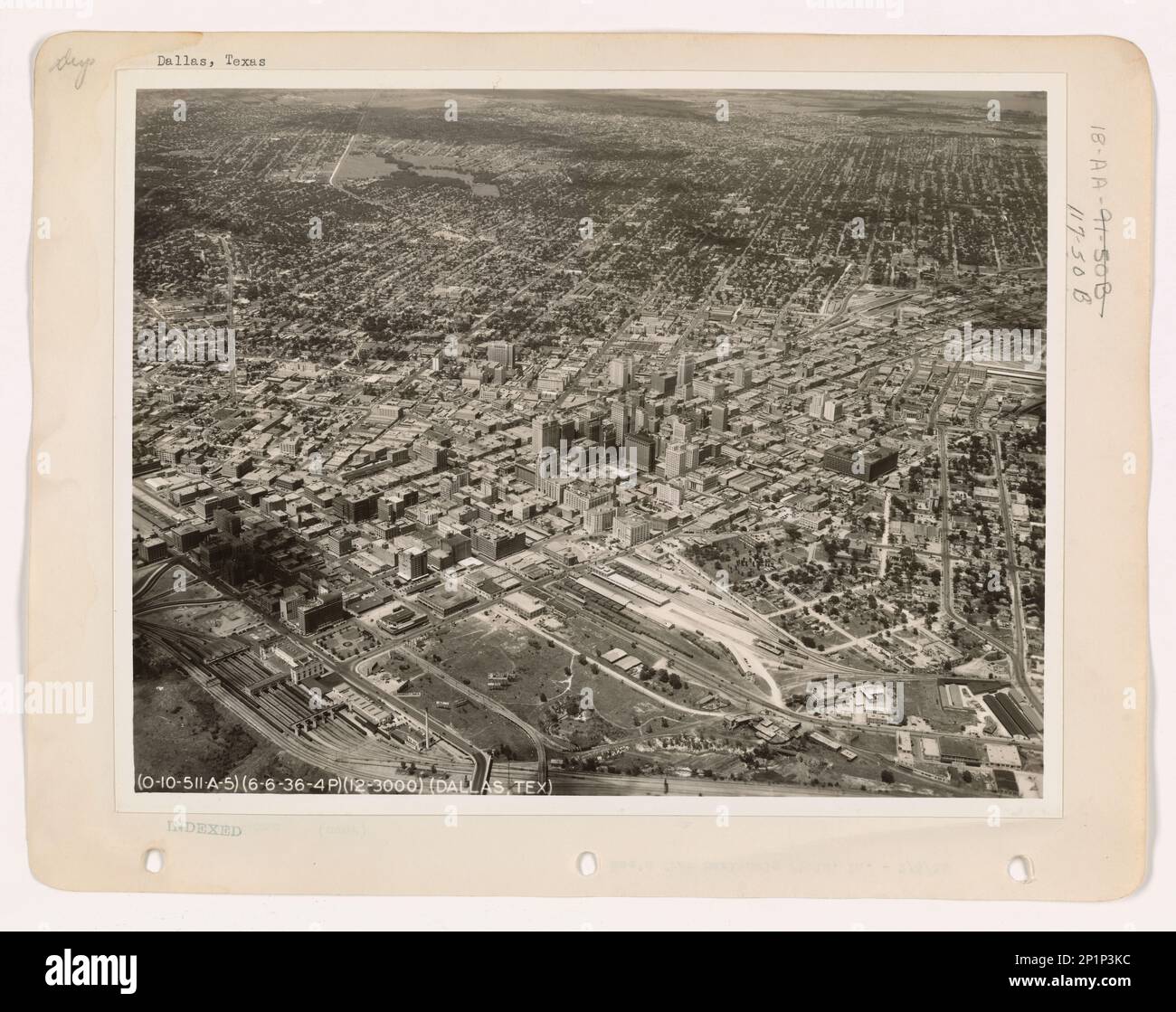 Texas - Dallas, Aerial Photograph Stock Photo - Alamy