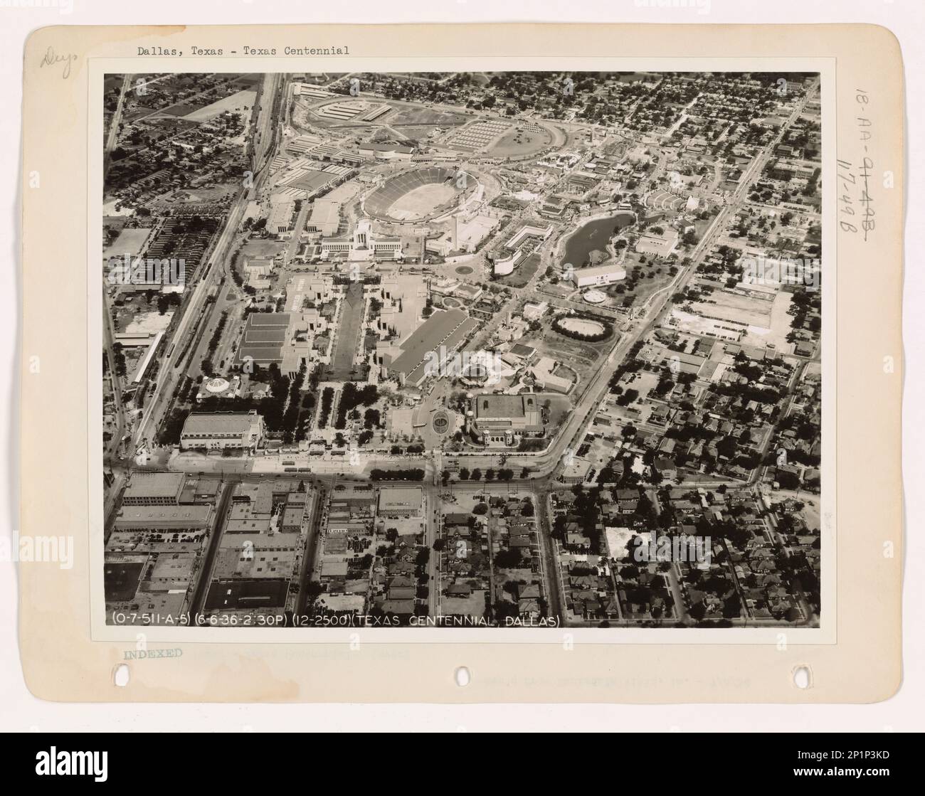 Texas - Dallas, Aerial Photograph Stock Photo - Alamy