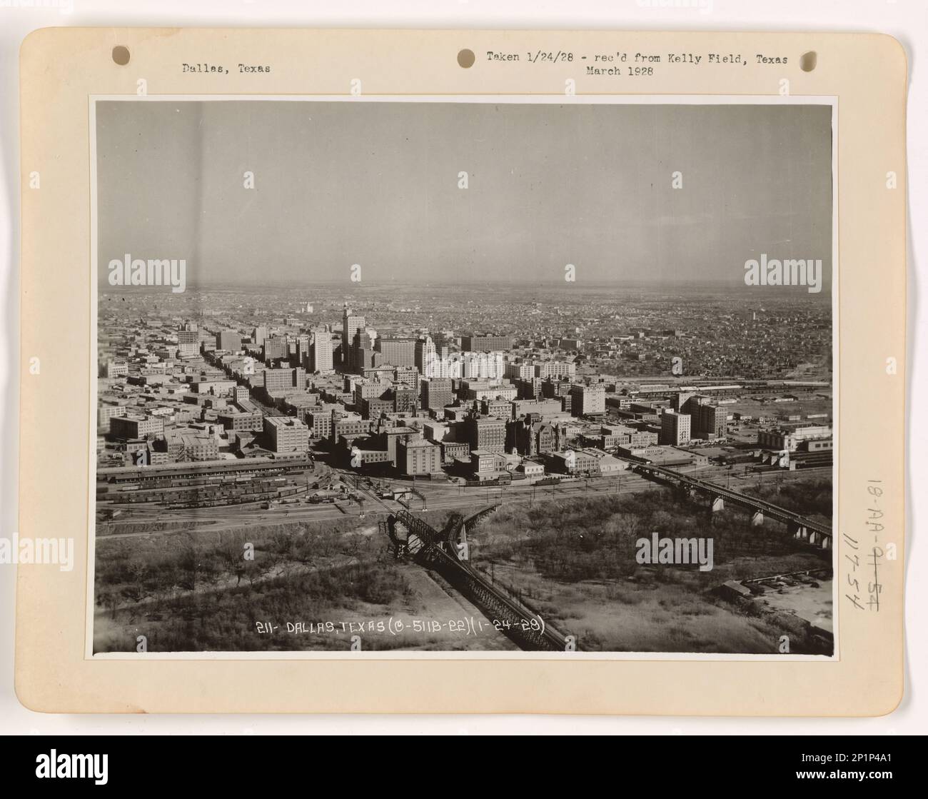 Texas - Dallas, Aerial Photograph Stock Photo - Alamy