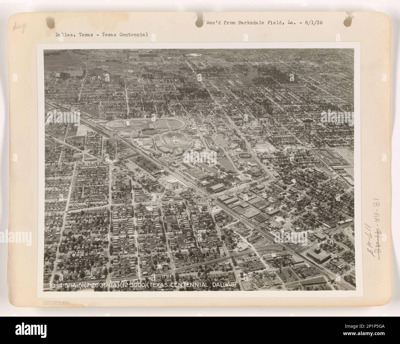 Texas - Dallas, Aerial Photograph Stock Photo - Alamy