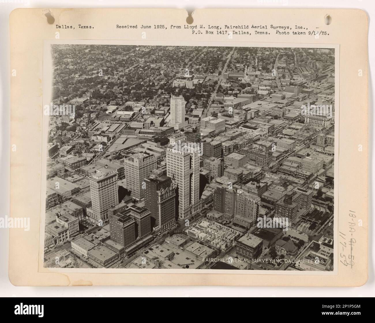Texas - Dallas, Aerial Photograph Stock Photo - Alamy
