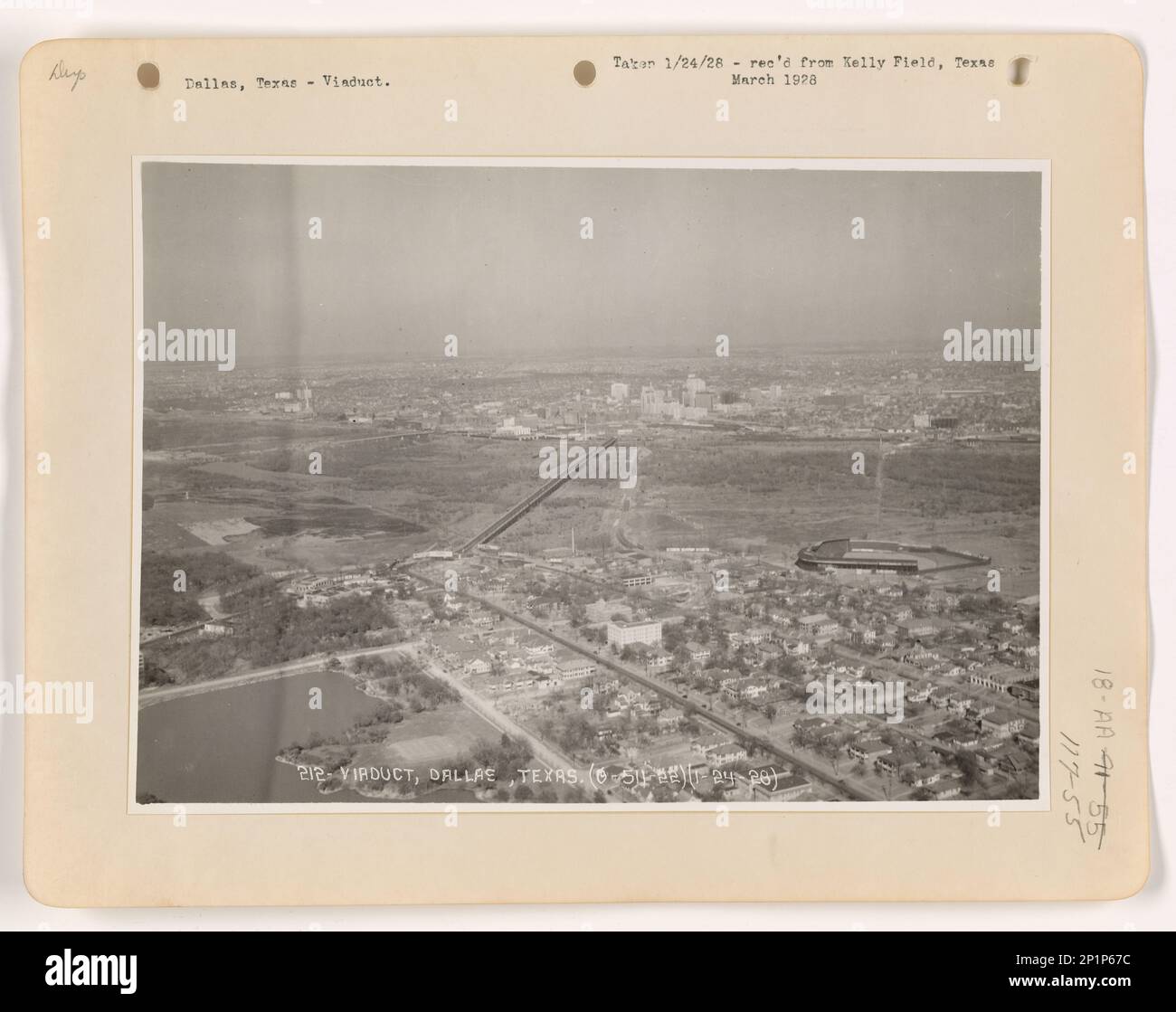 Texas - Dallas, Aerial Photograph Stock Photo - Alamy