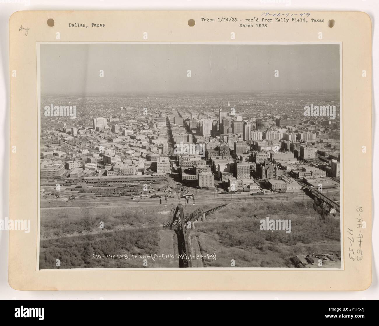 Texas - Dallas, Aerial Photograph Stock Photo - Alamy