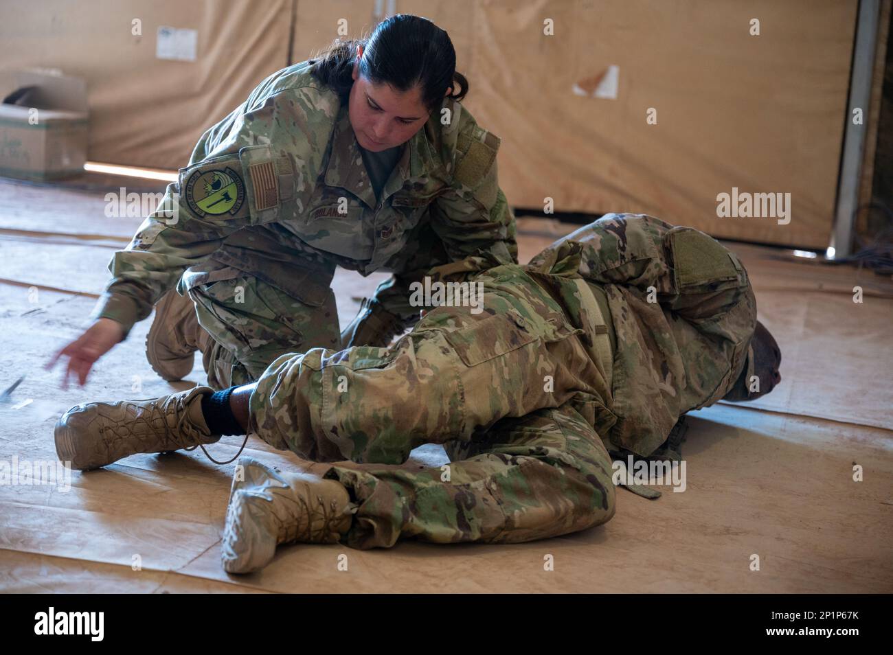 U.S. Air Force Staff Sgt. Elizabeth Bolanos, 724th Expeditionary Air ...