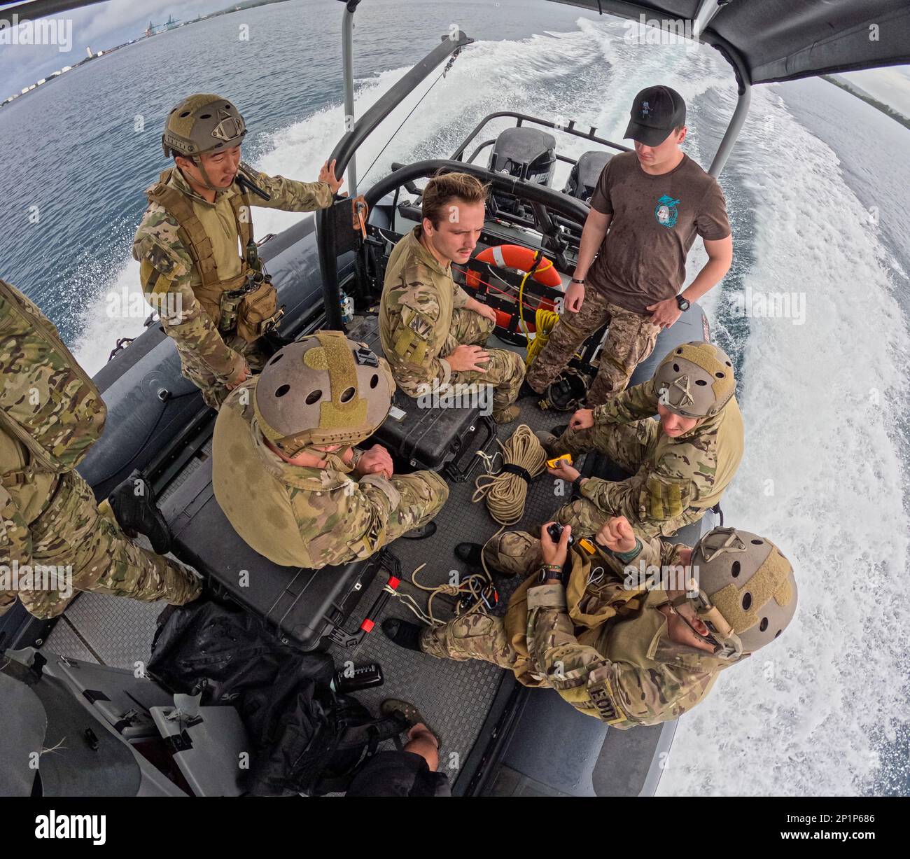 APRA HARBOR, Guam (Jan. 11, 2023) – Sailors assigned to Explosive ...