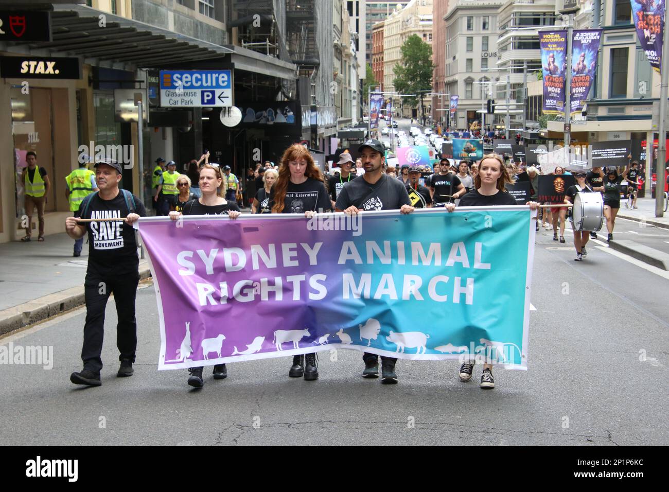 Sydney, Australia. 4th March 2023. Animal rights activists hit the ...