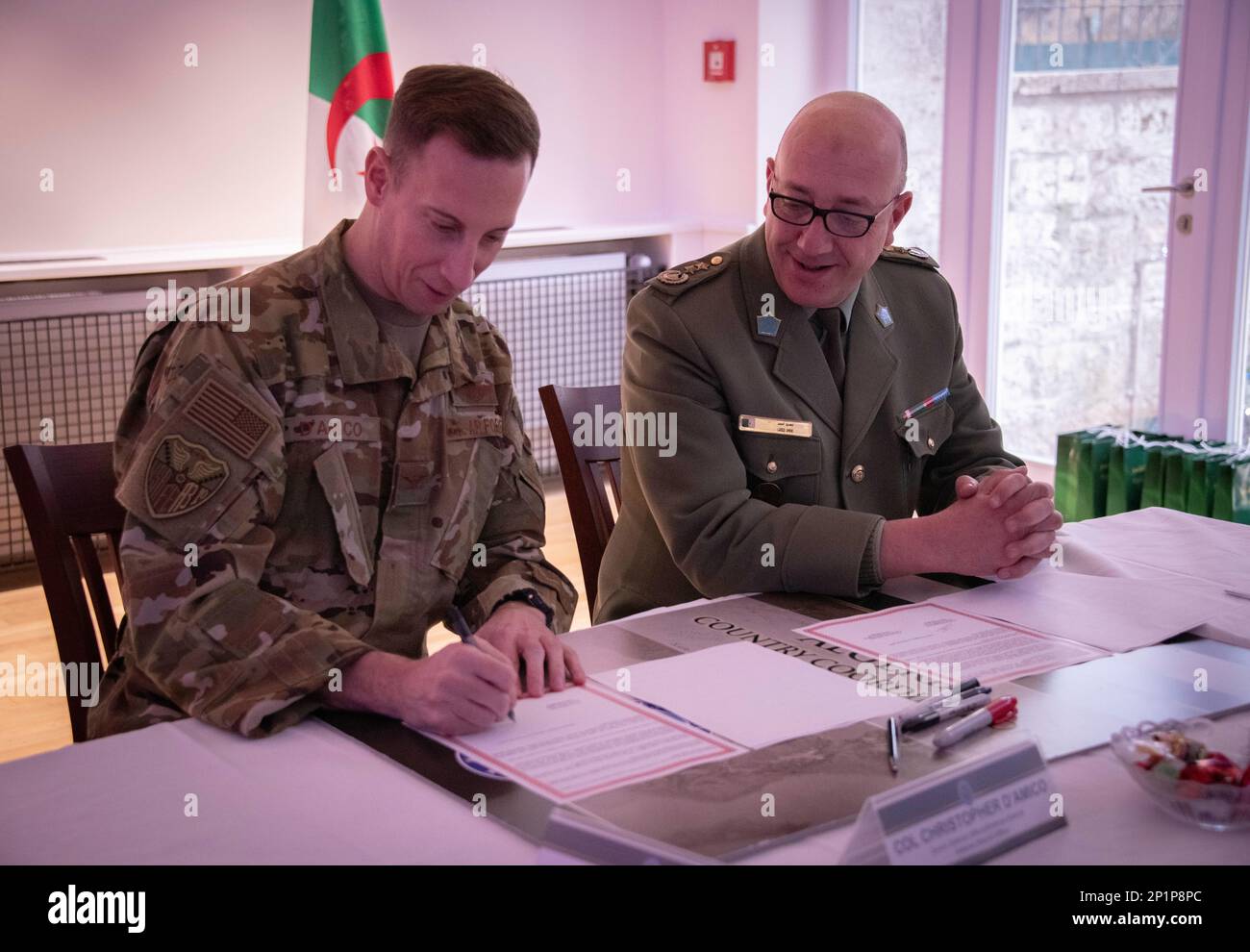 U.S. Air Force Col. Christopher D'Amico, Defense Attaché, U.S. Embassy ...
