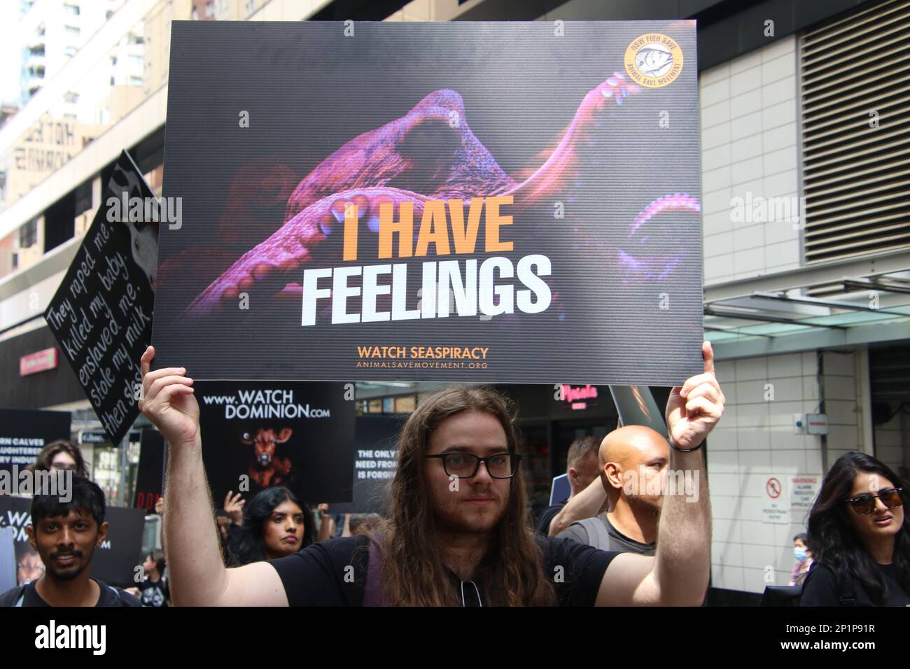 Sydney, Australia. 4th March 2023. Animal rights activists hit the ...