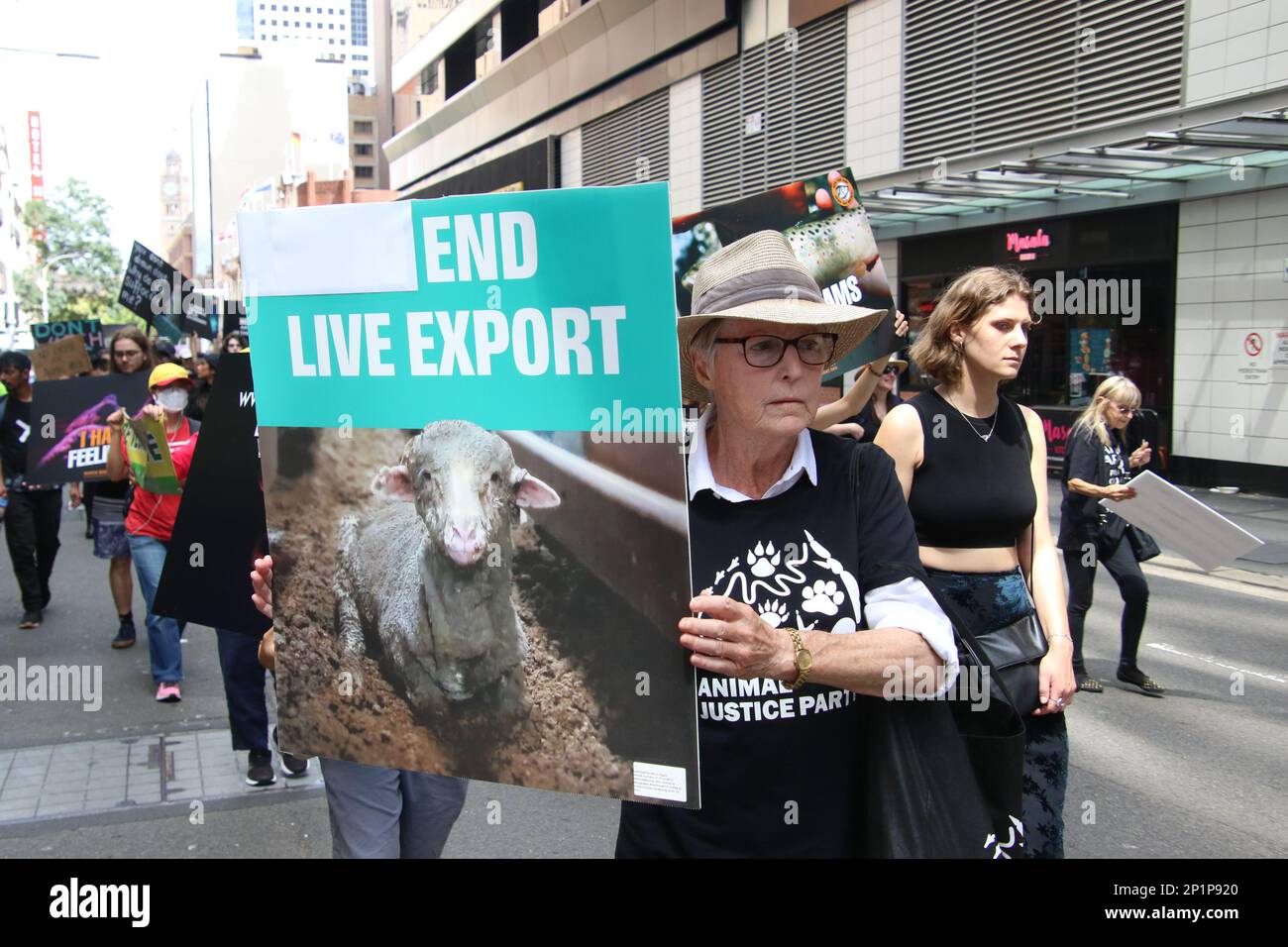 Sydney, Australia. 4th March 2023. Animal rights activists hit the ...